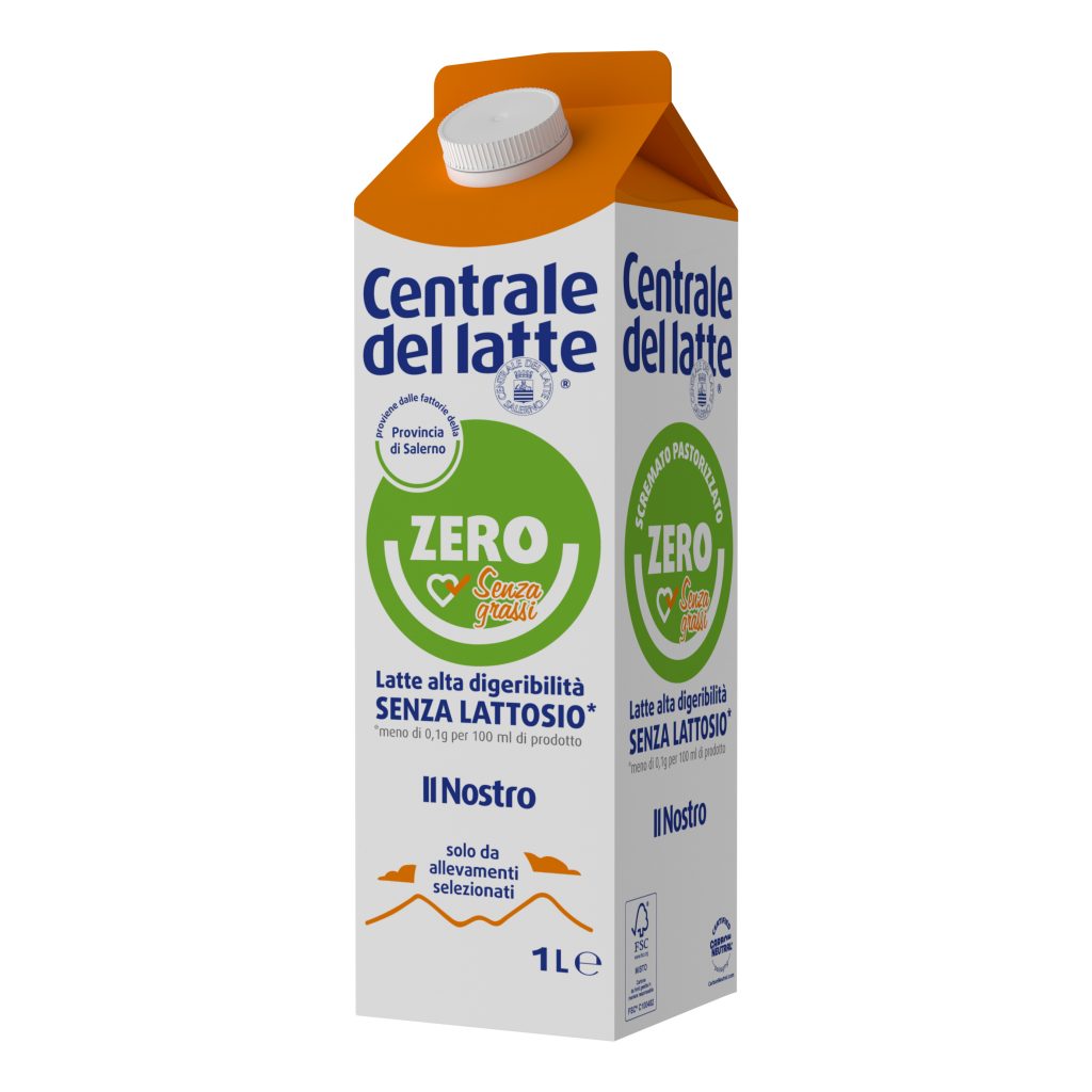 Latte Senza lattosio ZERO Totalmente scremato - Pastorizzato ad alta ...