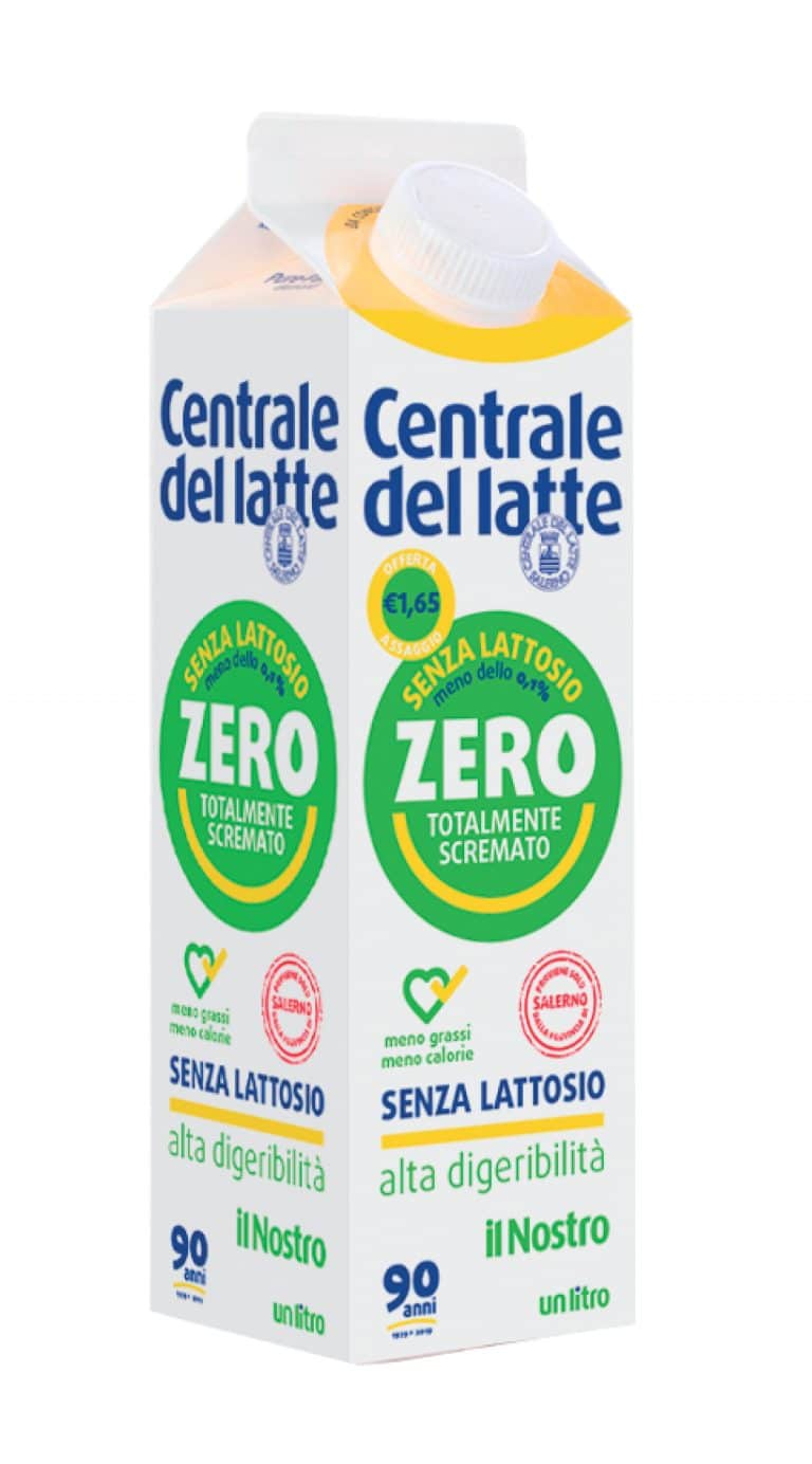 La Centrale del latte presenta Zero, il nuovo delattosato più leggero ...